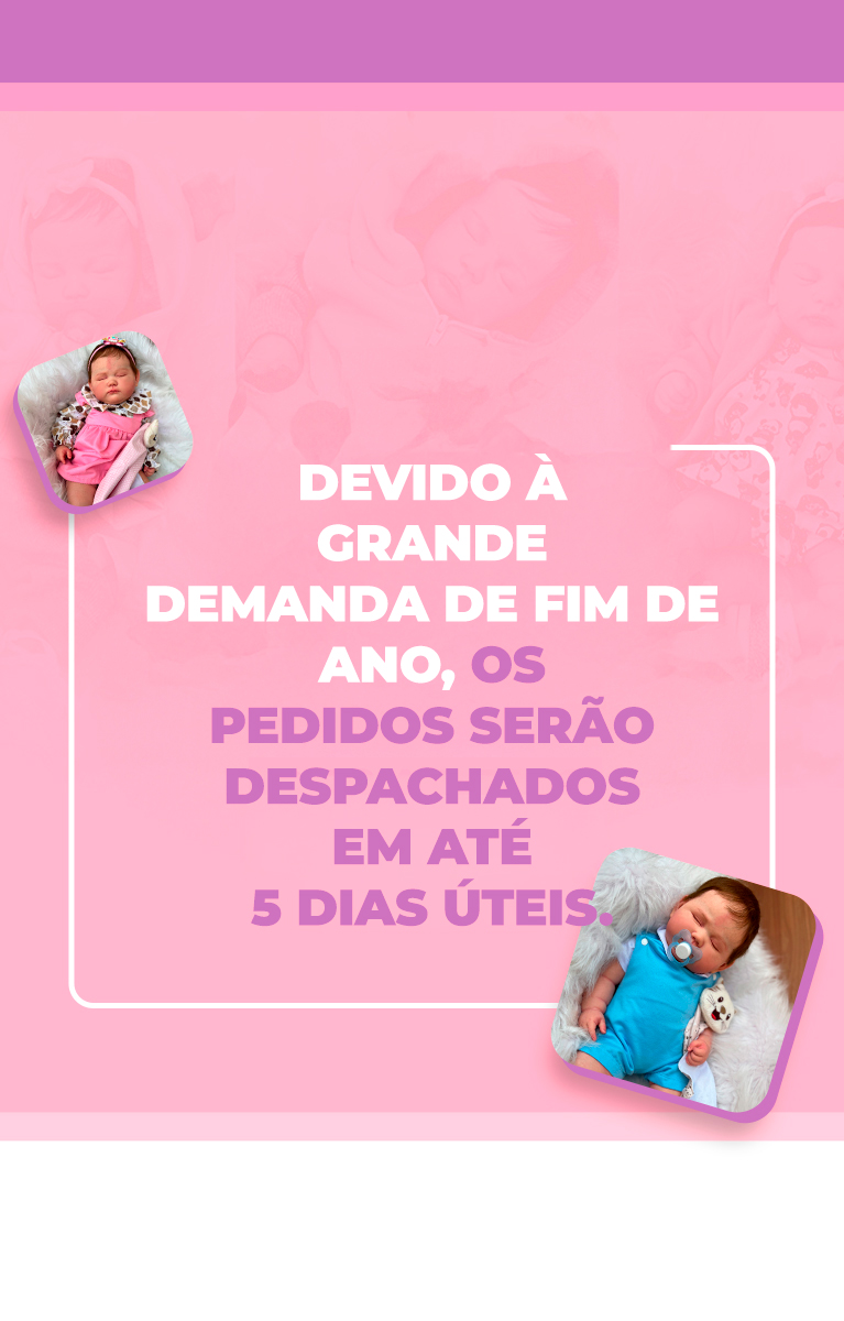 Lanny Baby - Bebê Reborn / Todo o site em até 10x sem juros